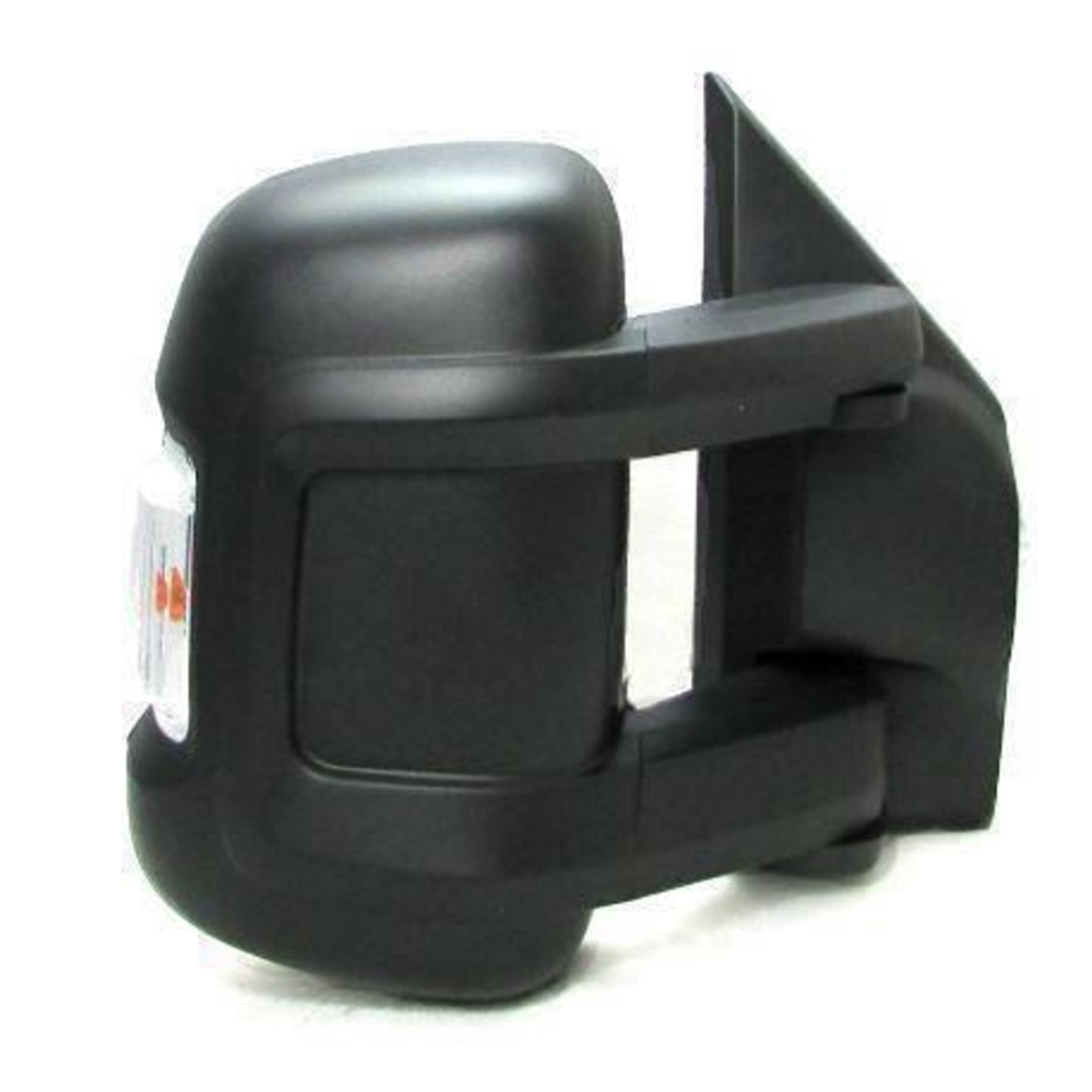 Fiat Ducato 2006-2023 Medium Arm Electric Black Wing Door Mirror Right ...